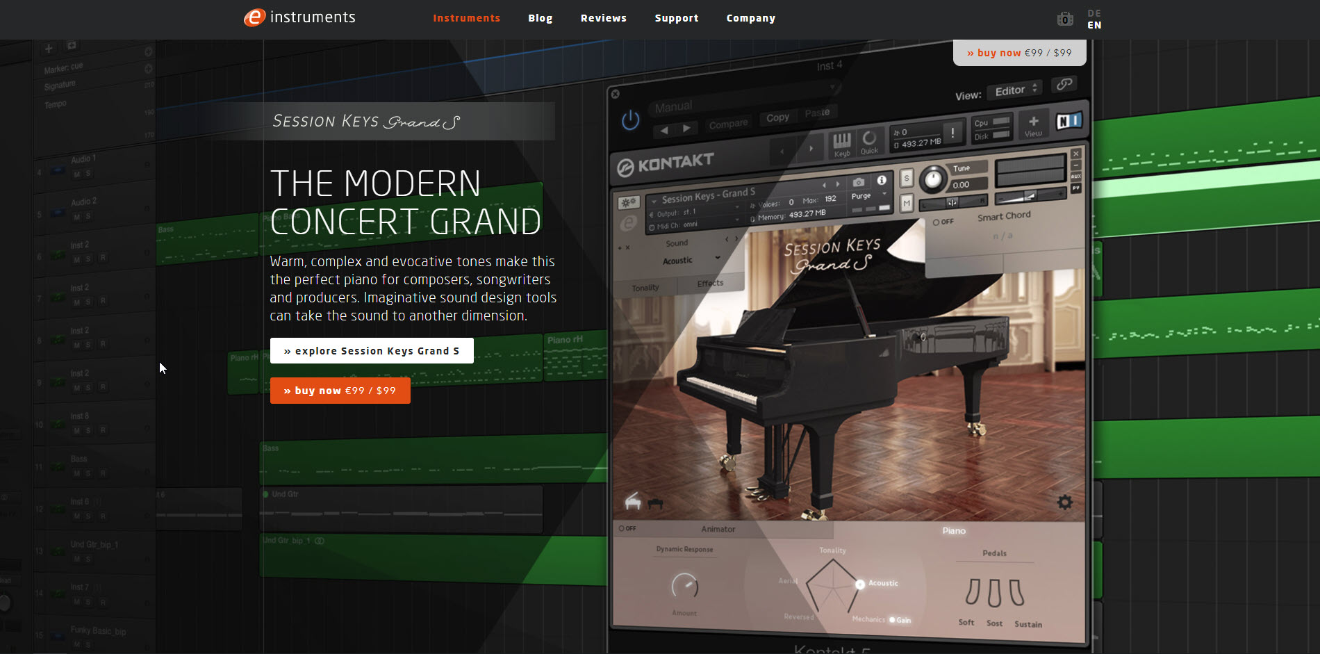 Review: E-Instruments Session Keys Grand S Piano Library